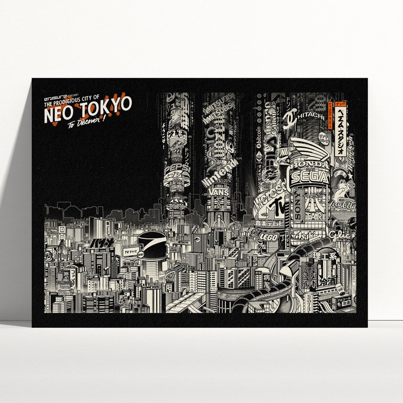 Paiheme Studio posters et dessin sur le Japon